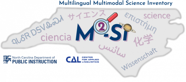 Multilingual Multimodal Science Inventory (M2-Si) - Center for Applied ...