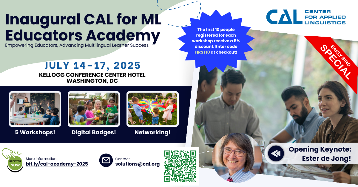 Landing Page - Center for Applied Linguistics